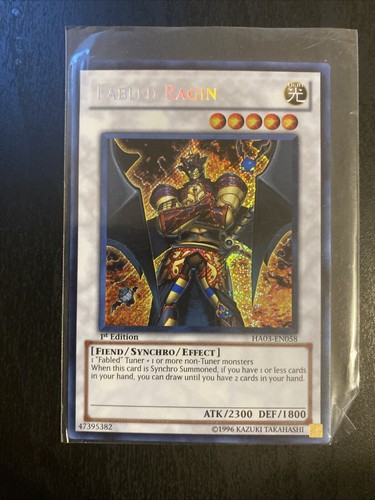 Fabled Ragin HA03-EN058 1st Edition - Secret Rare Yugioh | eBay