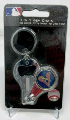 Cardinals MLB 3-in-1 Key Chain Nail Clippers, Bottle Opener | eBay