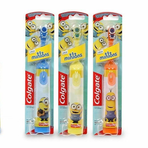 Colgate Toothbrush Battery Powered Minions Kids Electric Toothbrush ...
