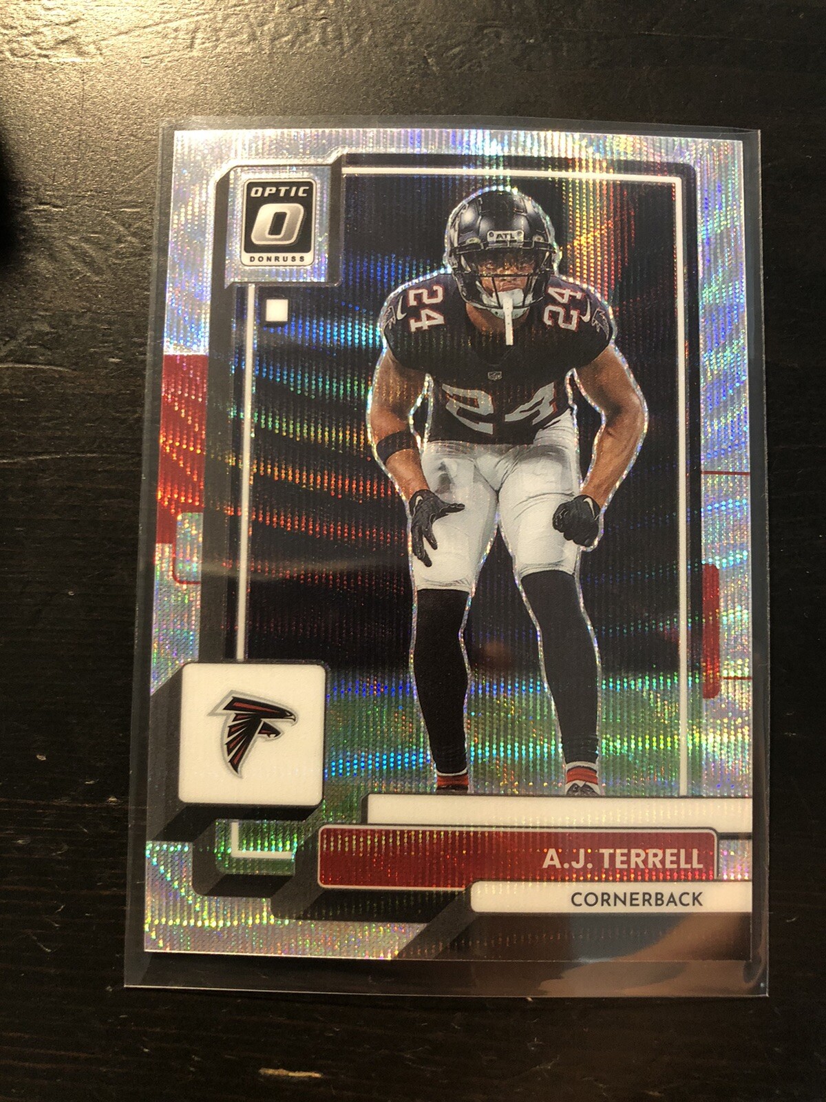 2022 Donruss Optic Premium Silver Wave Prizm /300 AJ Terrell Card #10 ...