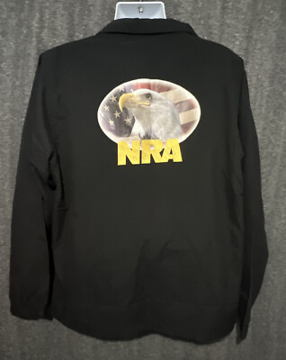 NATIONAL RIFLE ASSOCIATION NRA JACKET Sz XXL 2XL Full Zip Windbreaker ...