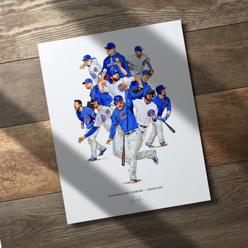 2016 Chicago Cubs World Series Champions 8x10 Print Collage Baseball ...