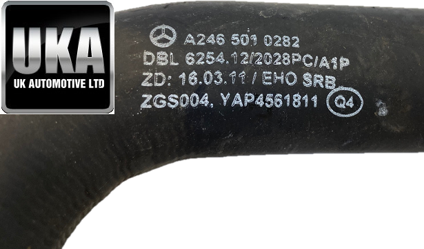MERCEDES BENZ GLA X156 Coolant Lower Hose A2465010282 Genuine for sale ...