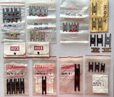 NOS Huck GBP Pin Position & Swage Gauge Set Rivet Gun Riveter Fastener ...