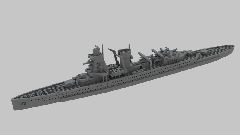 WWII Naval Miniatures Custom Orders 1:1800 Ships For War At Sea ...