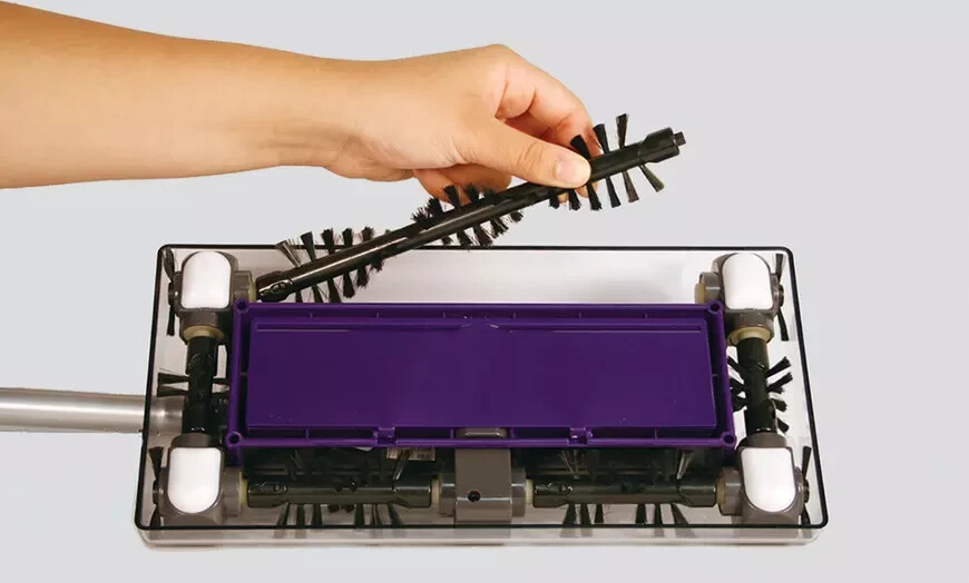 Walter Swivel Sweeper Rotating Electric Dust Broom, Rechargeable ...