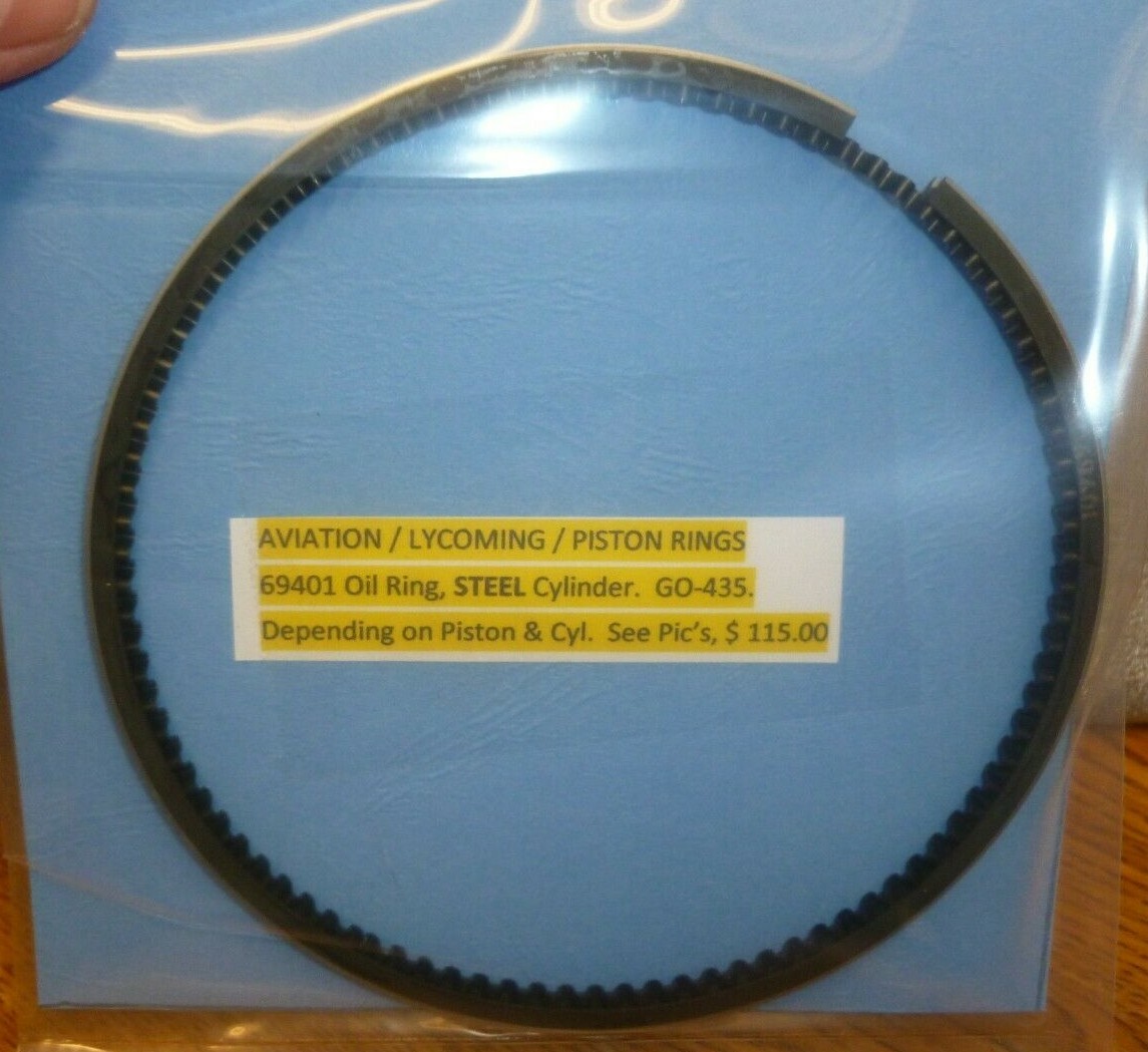 Lycoming Piston Rings Part Number 69401 Aviation for sale online | eBay