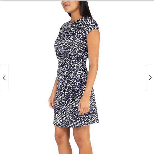 NICOLE MILLER WOMEN'S KNOT BLUE PATTERN DRESS(BLUE XL)NWT | eBay