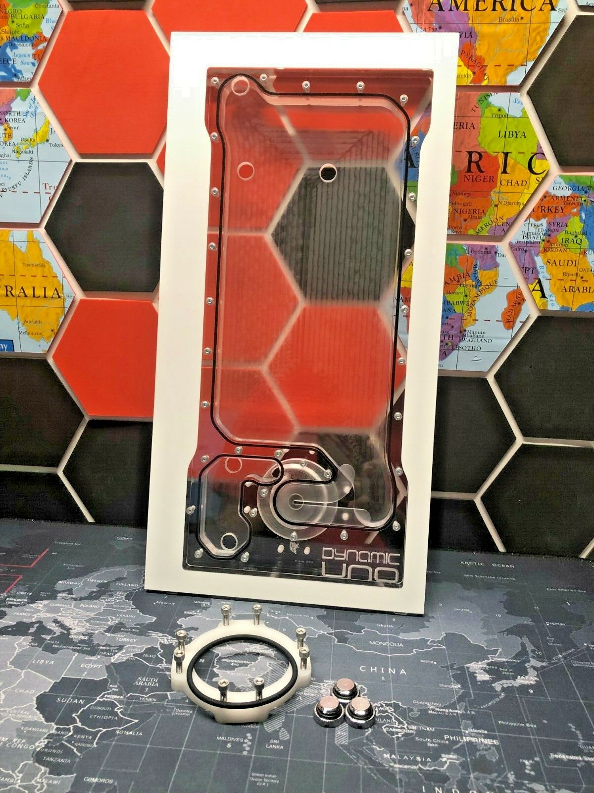 Dynamic UNO - Front Panel Acrylic Water Cooling Reservoir for D5 pump ...