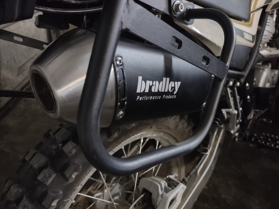 Yamaha XT250 slip-on high performance exhaust | eBay