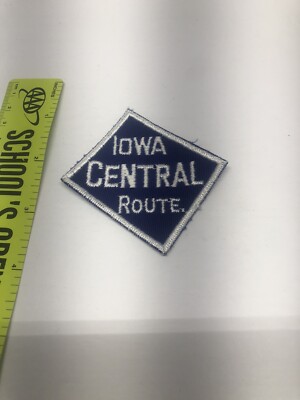 LMH Patch IOWA CENTRAL RAILWAY ROUTE Railroad Co. IAC "HOOK & EYE" M ...