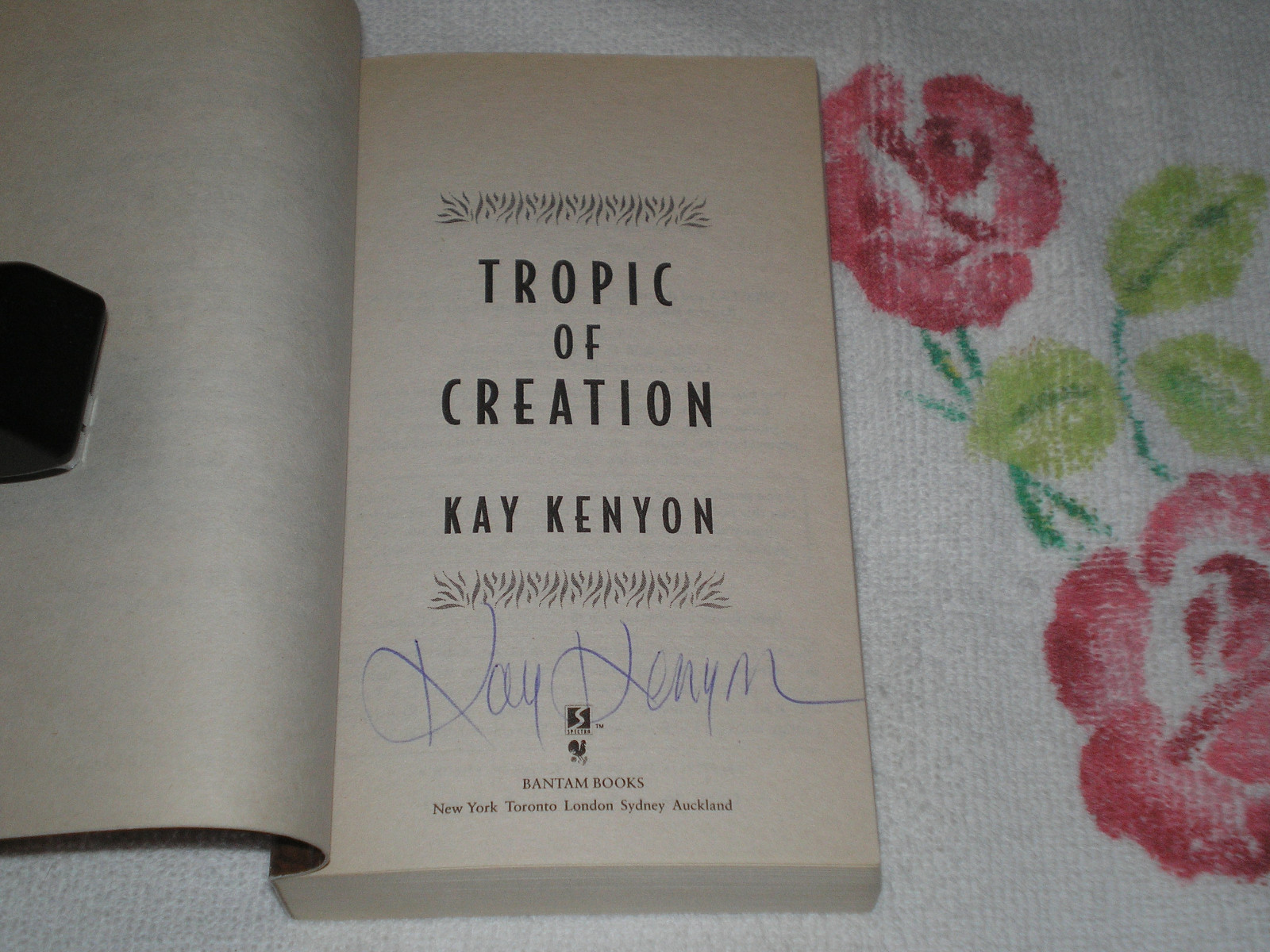 TROPIC OF CREATION by KAY KENYON *SIGNED* 9780553580266| eBay