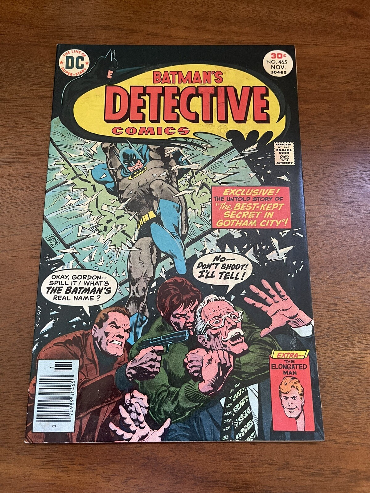 DC DETECTIVE COMICS #465 1976 Bronze Age Terry Austin art Batman Mid ...