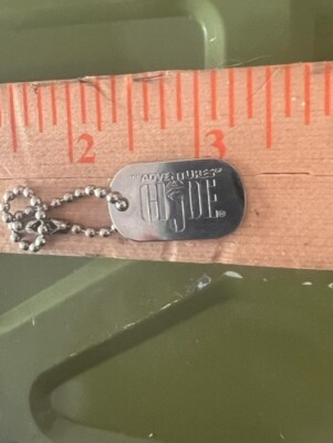 1/6 12' scale gi joe dog tags the adventures | eBay