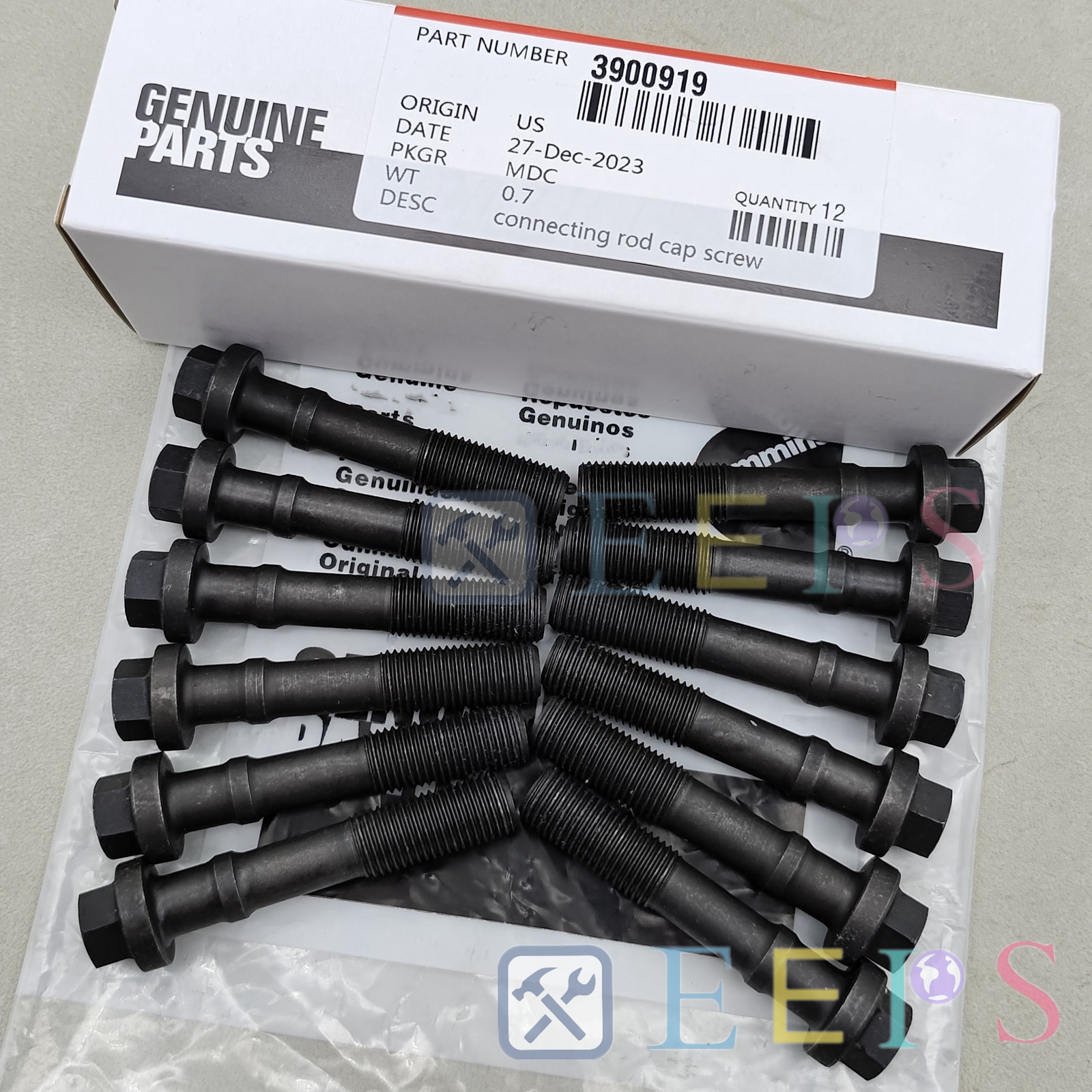 12X New Connecting Rod Bolts For Cummins Dodge 5.9L 89-02 3900919 | eBay