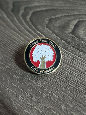 Good Sam Club Life Member Gold tone Metal Hat Lapel Pin ft | eBay