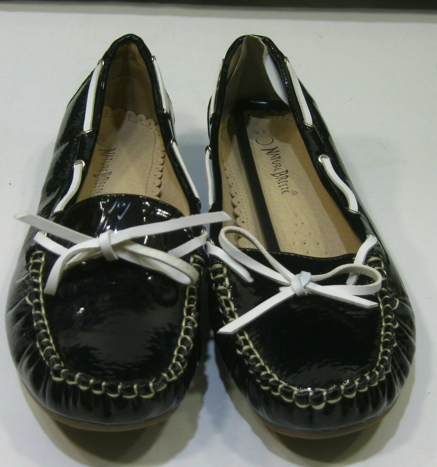 new flats round toe bow half inch wedge heel WOMEN size 8 | eBay