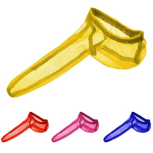 Breathable Men's Soft Sheath Mesh Thong Underwear Cover Panties for ...