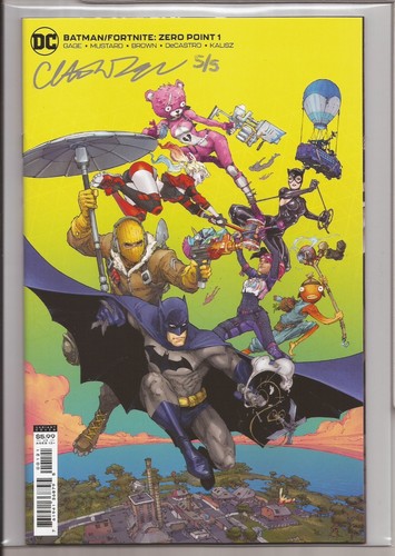BATMAN: FORTNITE ZERO POINT #1 – SIGNED/SILVER - CHRISTOS GAGE ...