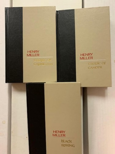 Lot of 3 Henry Miller books, Grove Press, Tropic Cancer, Capricorn ...