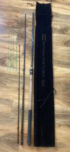 Shakespeare Team Carbon Multi Tip Feeder 12’ 3 pc with 4 Quiver Tips ...