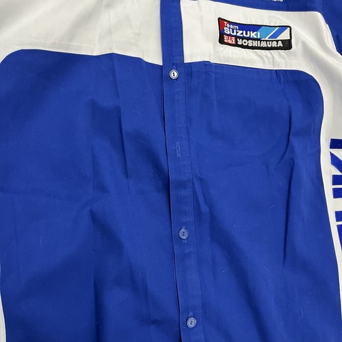 Joe Rocket Shirt Mens XXL Blue Team Suzuki Yoshimura Short Sleeve ...