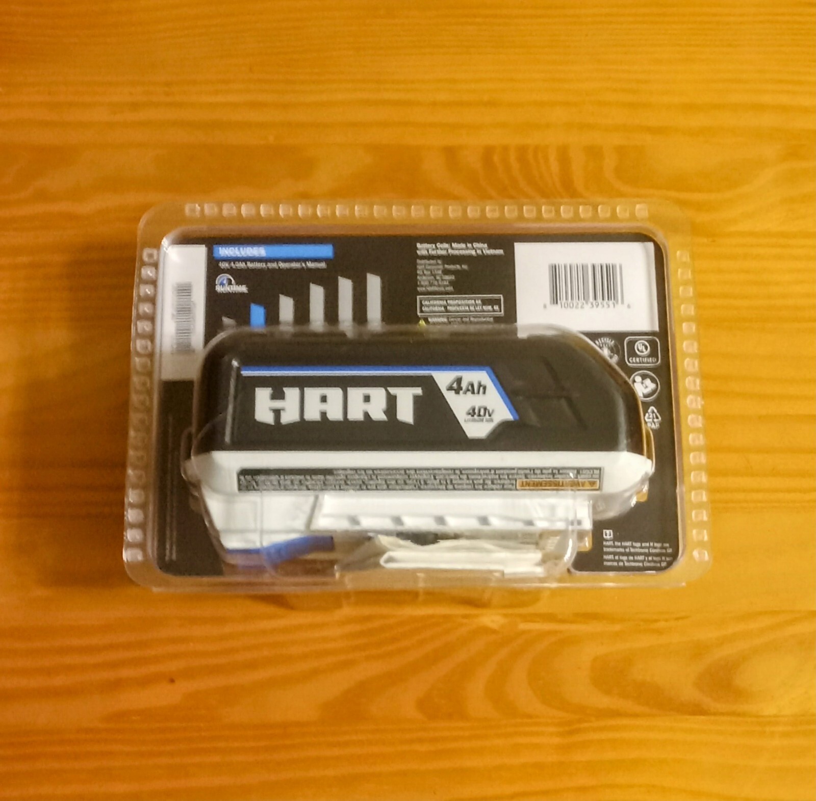 HART 40V 4.0Ah LITHIUM-ION BATTERY. (SEALED) 810022395516 | eBay