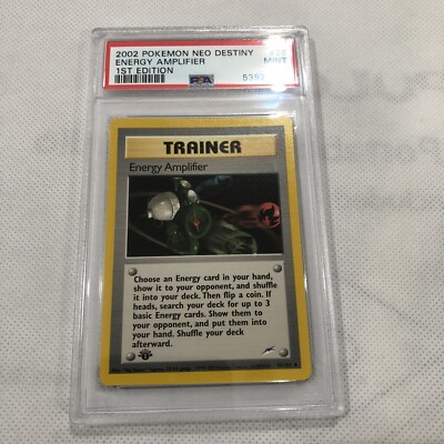 2002 Pokemon Neo Destiny 1st Edition Energy Amplifier #98 PSA 9 | eBay