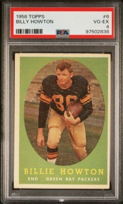 1958 TOPPS 6 BILLY HOWTON PSA 4 | eBay