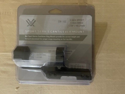 Vortex Optics CM-102 Sport Cantilever 1-Inch Mount 2 Inch Offset ...