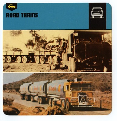 Road Trains - Utility Truck Edito Service Auto Rally Card | eBay