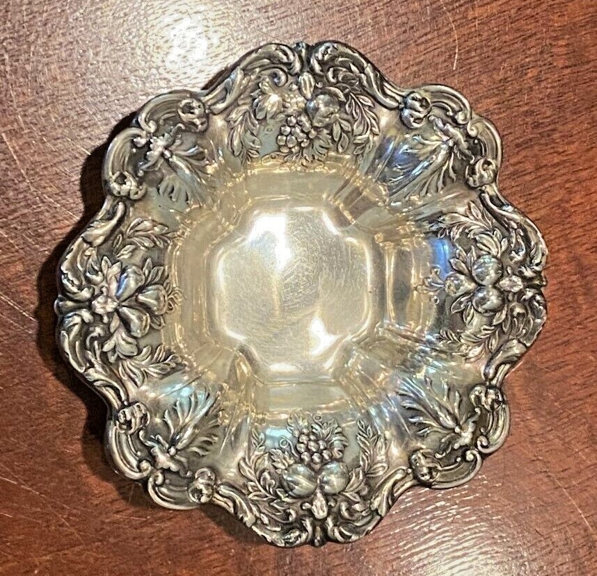 Reed & Barton Francis I Sterling Silver Repousse Dish - Nut Candy Bon ...