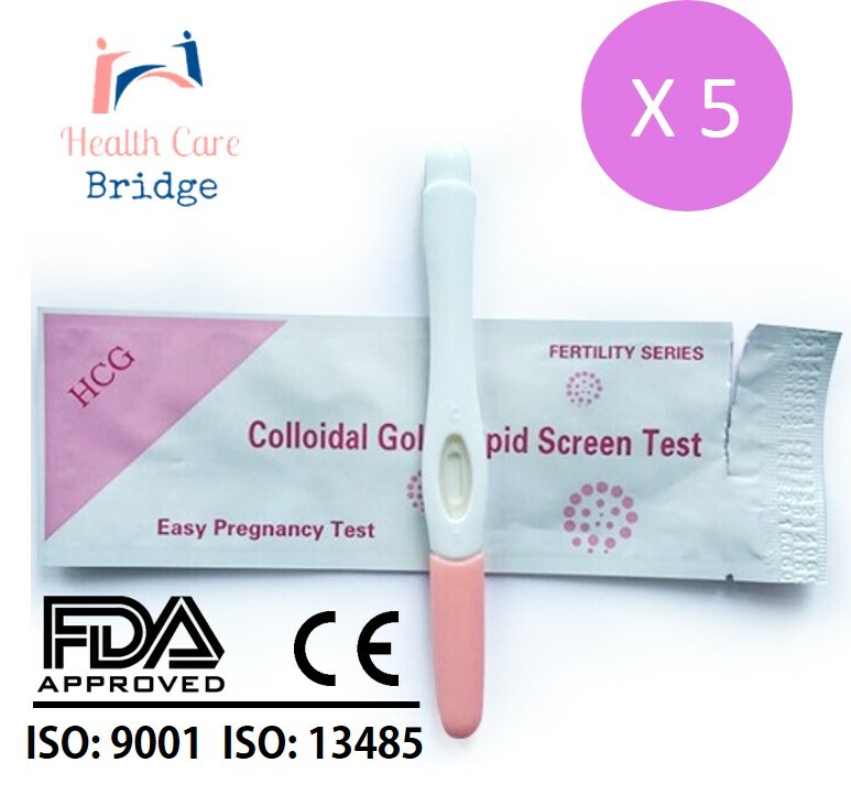 20 Ovulation Tests + 5 Pregnancy Stick Test Kits Urine Fertility Kit ...