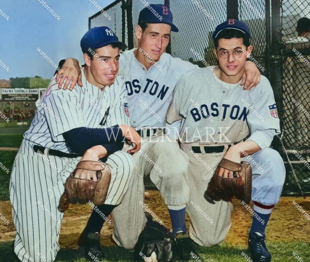 GO11 Ted Williams Red Sox - Dom and Joe 8x10 11x14 16x20 Colorized ...