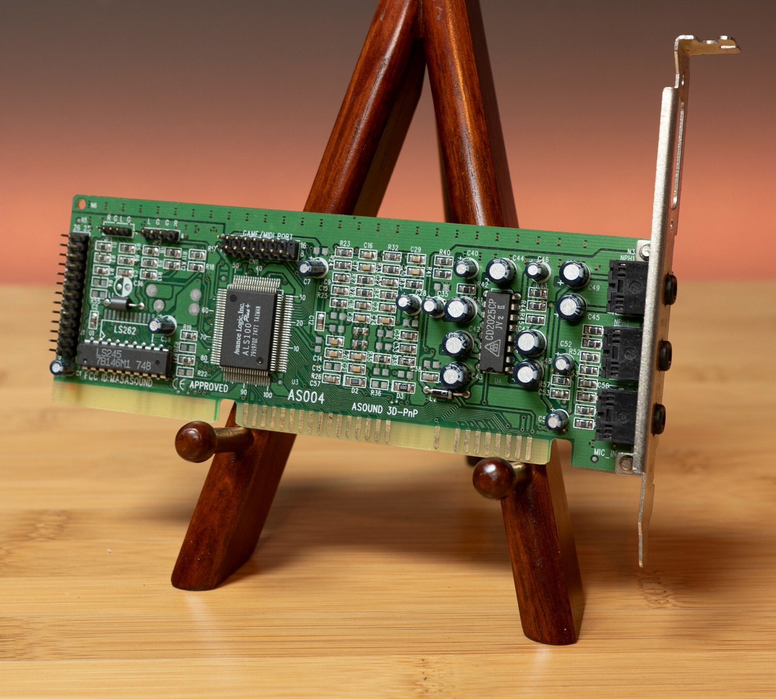 Advance Logic Asound 3D PnP ALS120 ISA PC Sound Card with Wavetable ...