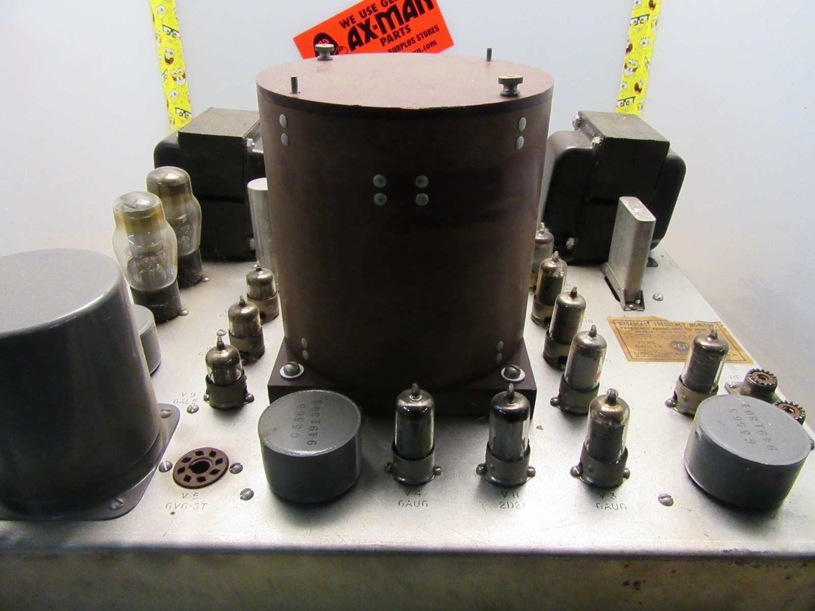 vintage RCA BW-11A broadcast frequency monitor MI-30011-A radio [4*L-20 ...