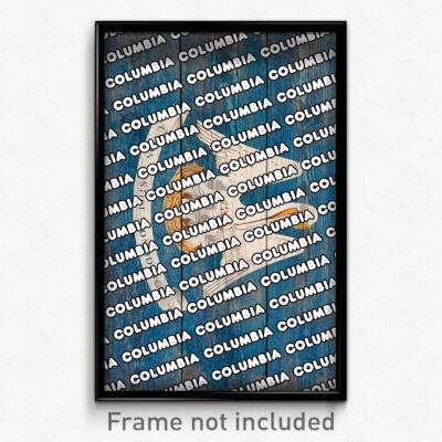 Columbia Louisiana Poster (LA City Souvenir 11x17 Town Print) | eBay