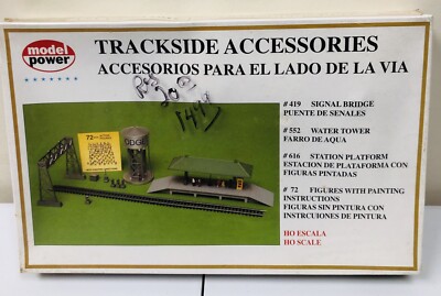 Model Power HO Scale Trackside Accessories Kit #141 NEW Sealed | eBay