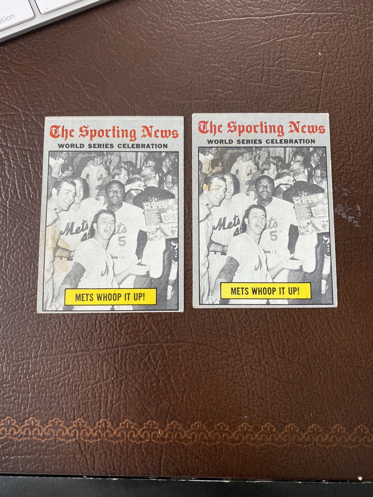 1970 Topps The Sporting News 1969 World Series Card #310 Mets Whoop It ...