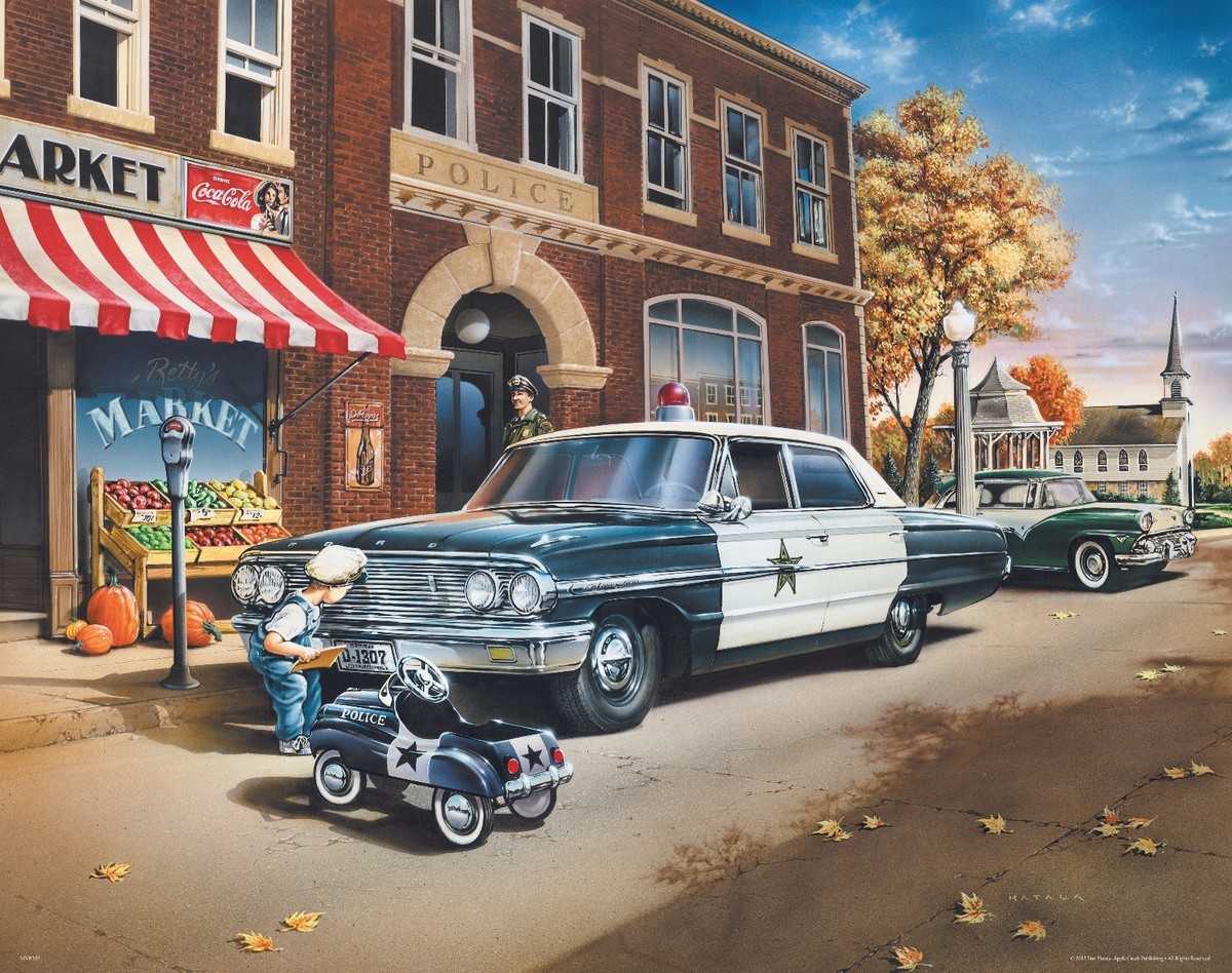 Police Car Artwork