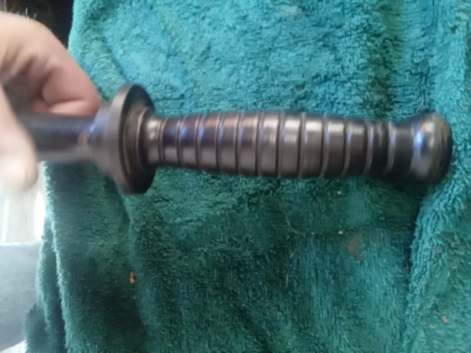 US Army Wood Black NightStick Club Baton Military Police MP Riot Wooden ...