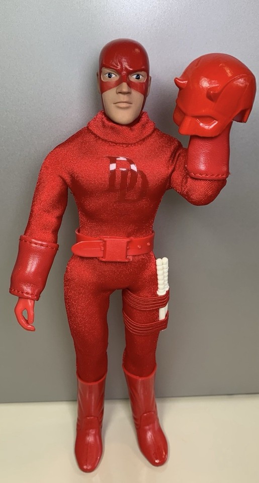 8” Mego Custom Daredevil Marvel Action Figure Spider-man Character New ...