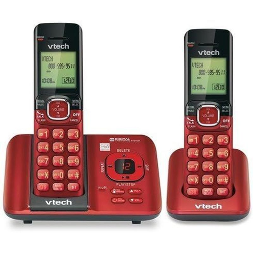 VTech CS6529-26 DECT 6.0 Phone Answering System with Caller 2 Handsets ...