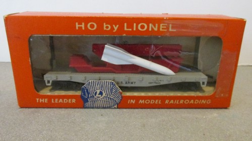 HO Lionel 0850 US Army Rocket Launcher Car with Original Missile and ...