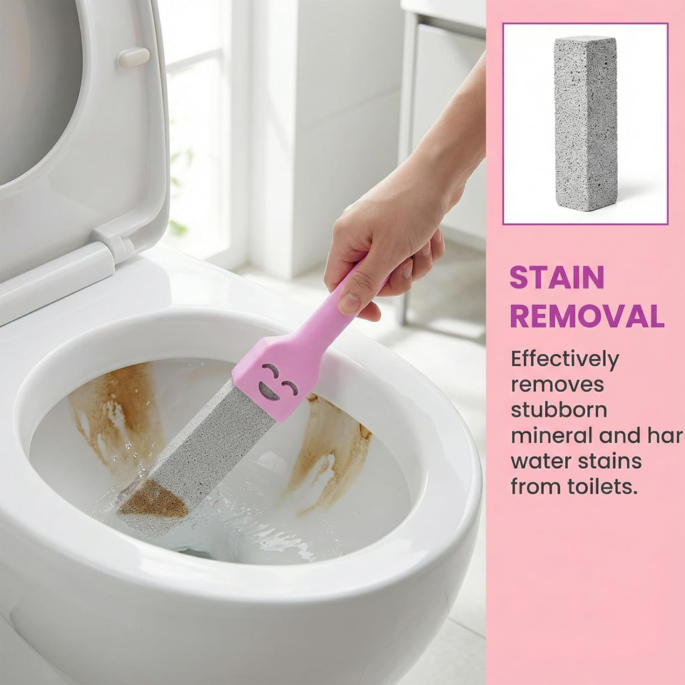 Alyxen 8 Pezzi Pietra per La Pulizia Con 2 Manici, Pietra Pomice ...