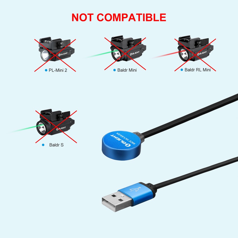 Olight MCC 3 Magnetic USB Charging Cable for Olight Torch Warrior X 4 ...