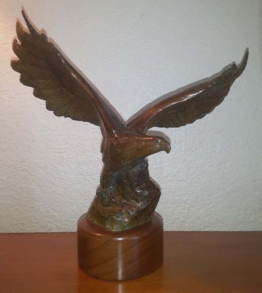 Sandy Scott Bronze Sculpture Presidential Eagle - Signed & Numbered 65/ ...