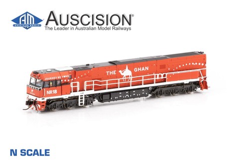 Auscision (NNR-27) NR18 The Ghan MK3 - Red/White - N Scale | eBay Australia