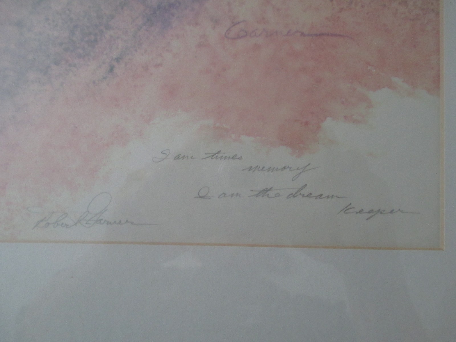 Signed Robert Garner Native American Dream Keeper Portrait 611A | eBay