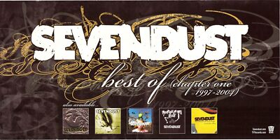 Sevendust Best of Chapter One 1997-2004 TVT Music Group Promo Poster 12 ...